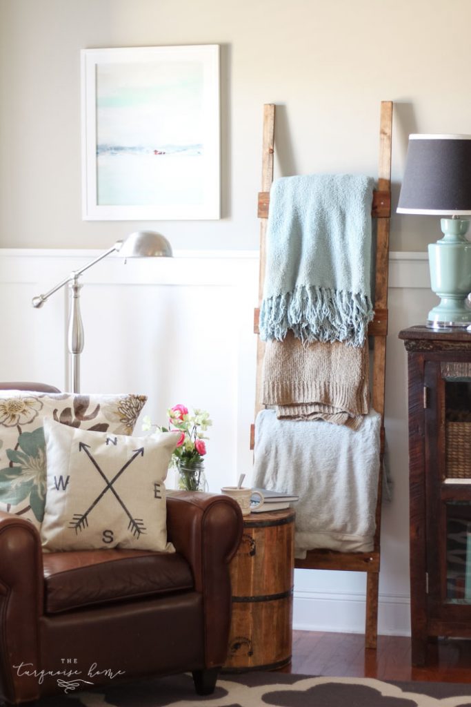 DIY Blanket Ladder for less than $10