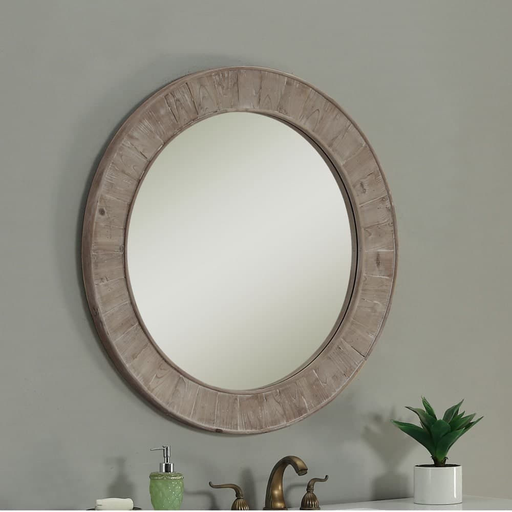 10 Large Round Mirrors We Love - The Turquoise Home