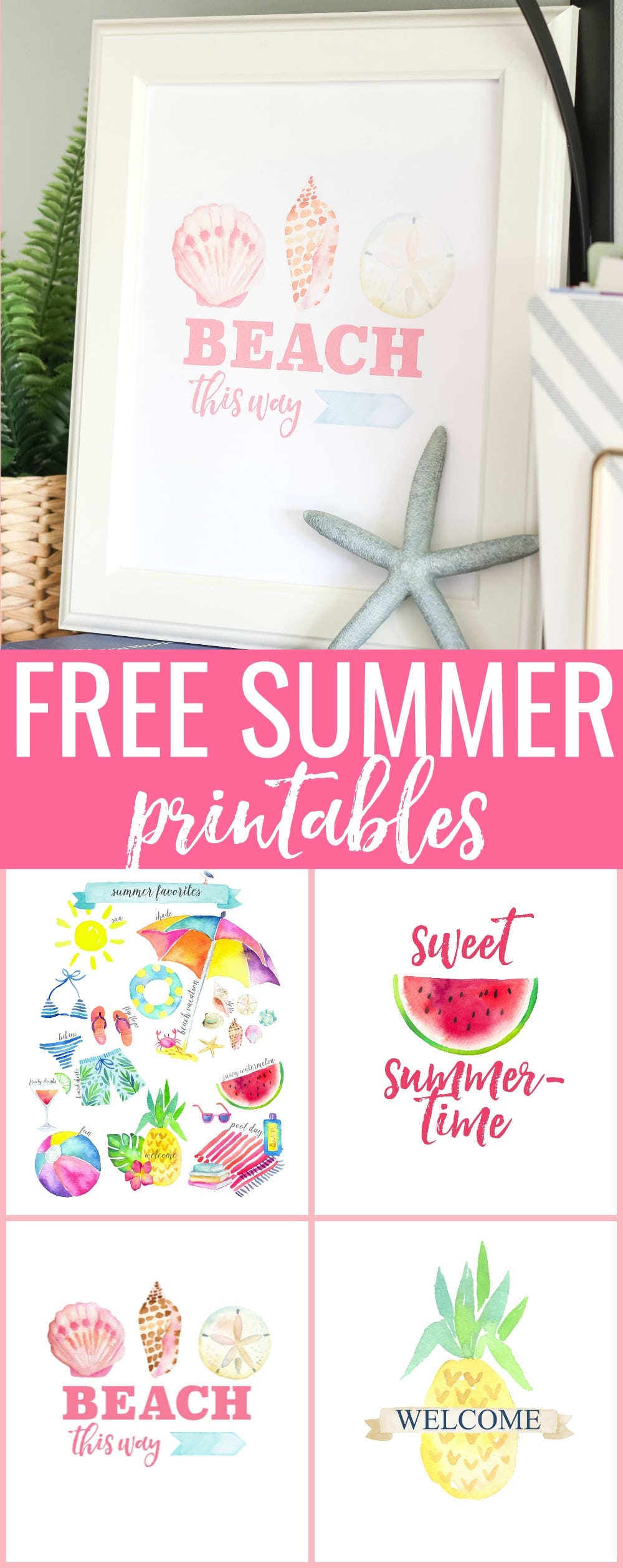 Summer Favorites Printable & more! - The Turquoise Home