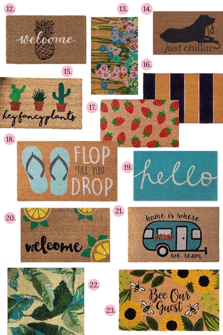 Summer Doormats You Will Love! - The Turquoise Home