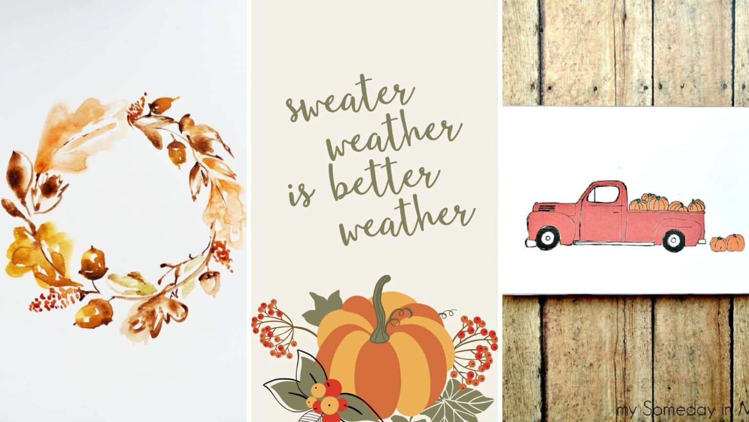 25+ FREE Fall Printables to Decorate Your Home