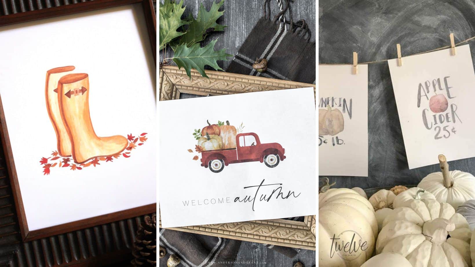 25+ FREE Fall Printables to Decorate Your Home