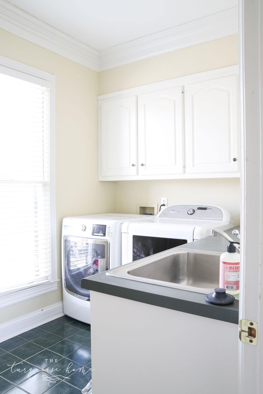 DIY Window Cornice Board with Fabric - The Turquoise Home