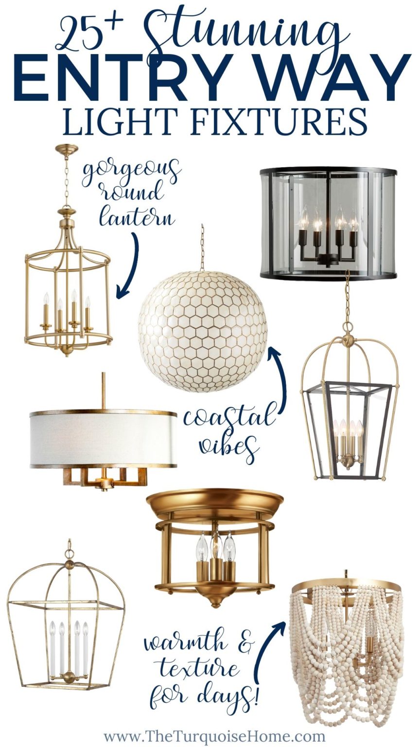 17 Stunning Entryway Lighting Fixtures - The Turquoise Home