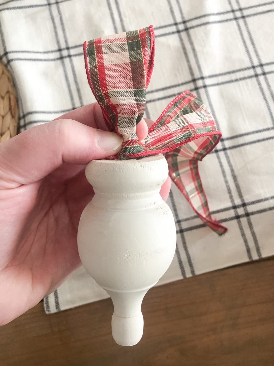 DIY Wood Finial Ornament - The Turquoise Home