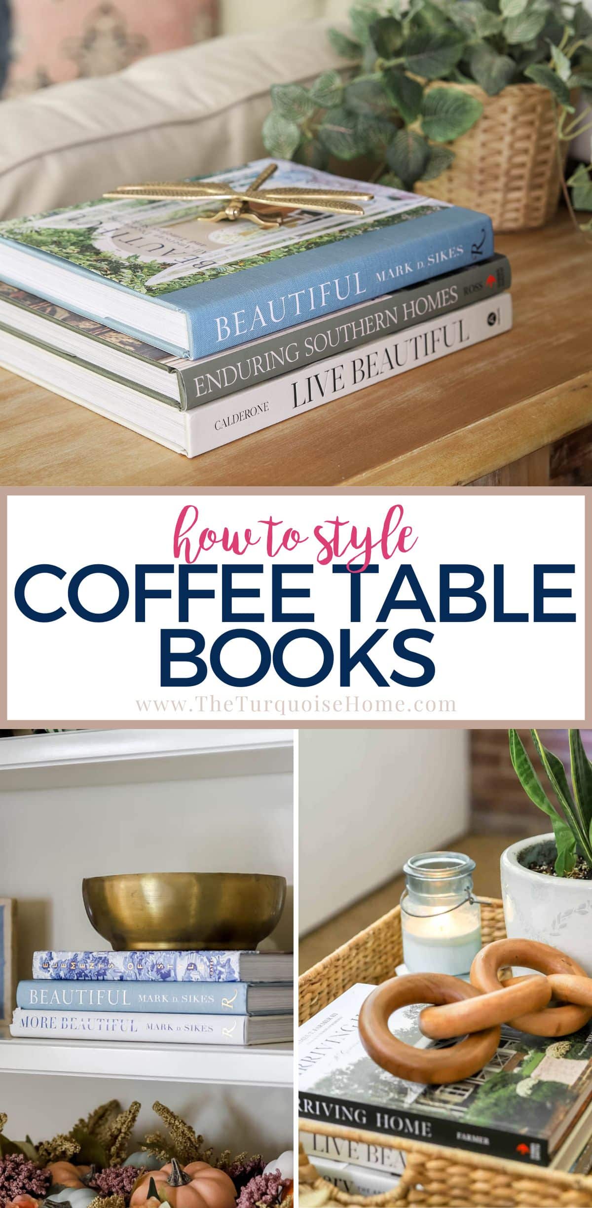 Styling the Best Coffee Table Books {Decorating 101}