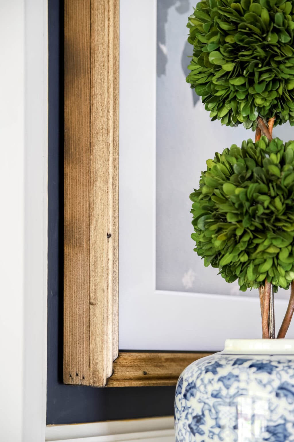 DIY Frame for a Frame TV - The Turquoise Home