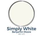 Benjamin Moore Simply White - The Turquoise Home