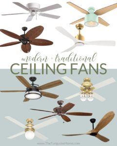 15 Best Ceiling Fans for the Stylish Home - The Turquoise Home