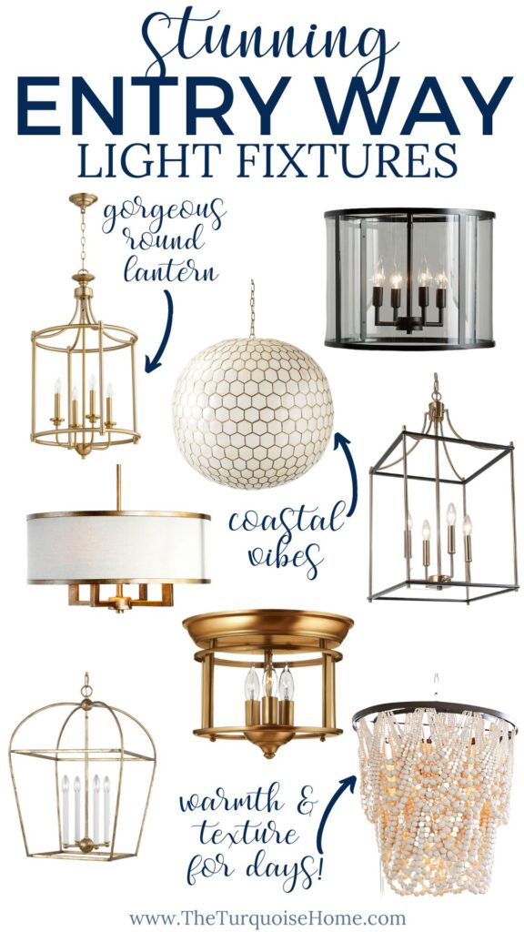 17 Stunning, Easy-To-Install Entryway Lighting Fixtures - The Turquoise ...