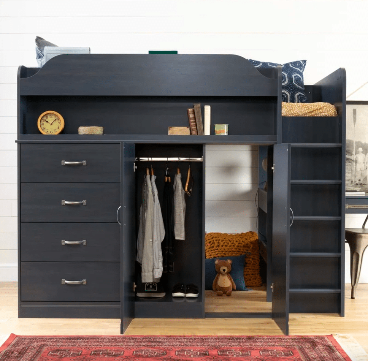 Loft Bed Ideas For Small Rooms - The Turquoise Home