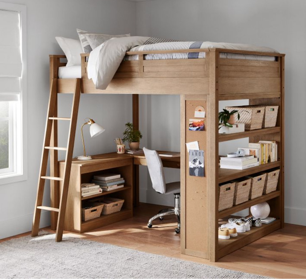 Loft Bed Ideas For Small Rooms - The Turquoise Home