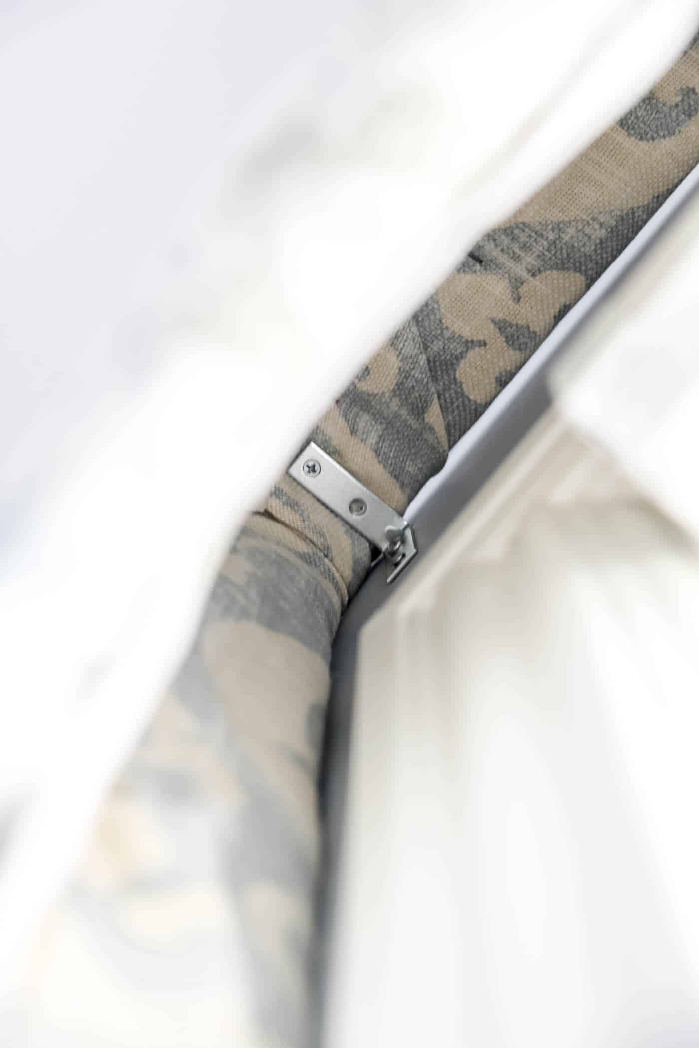 DIY Window Cornice Board with Fabric - The Turquoise Home