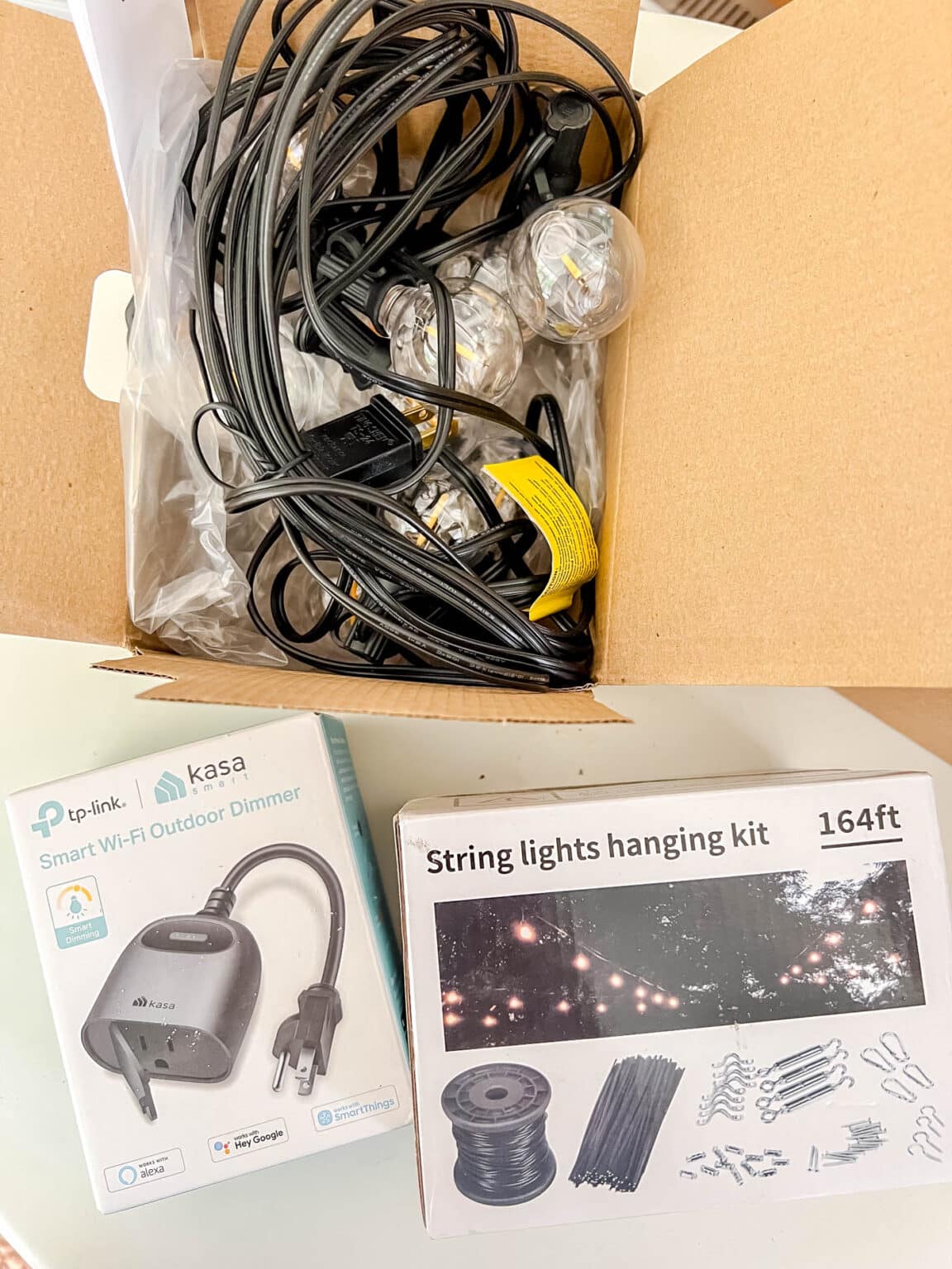 How to Hang Outdoor String Lights in 3 Easy Steps