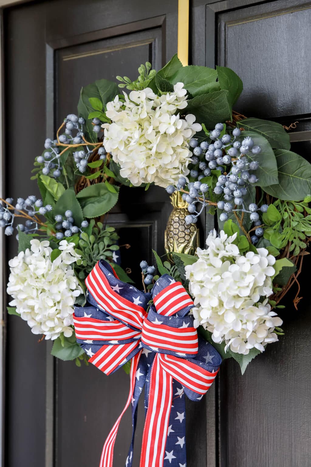 How To Make A Patriotic Wreath - The Turquoise Home