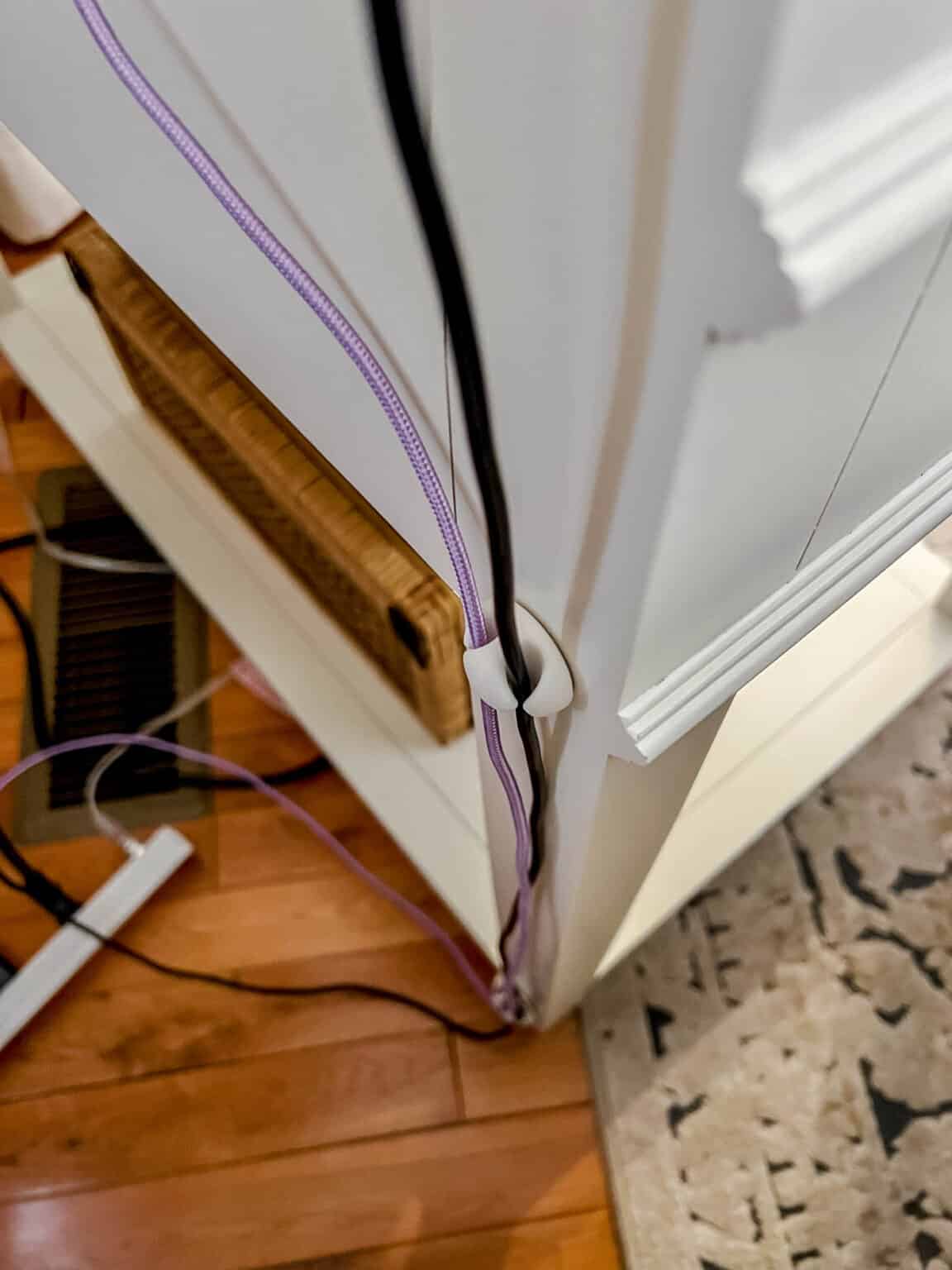 Bedside Cords Organization Ideas