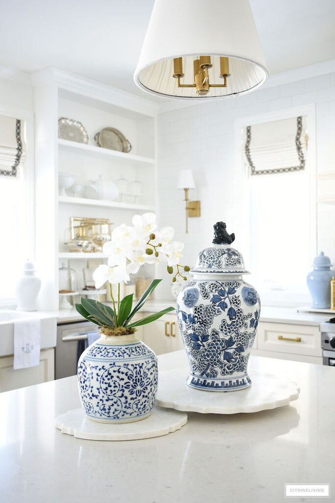 How To Decorate With Ginger Jars - The Turquoise Home