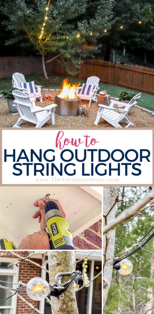 How to Hang Outdoor String Lights in 3 Easy Steps