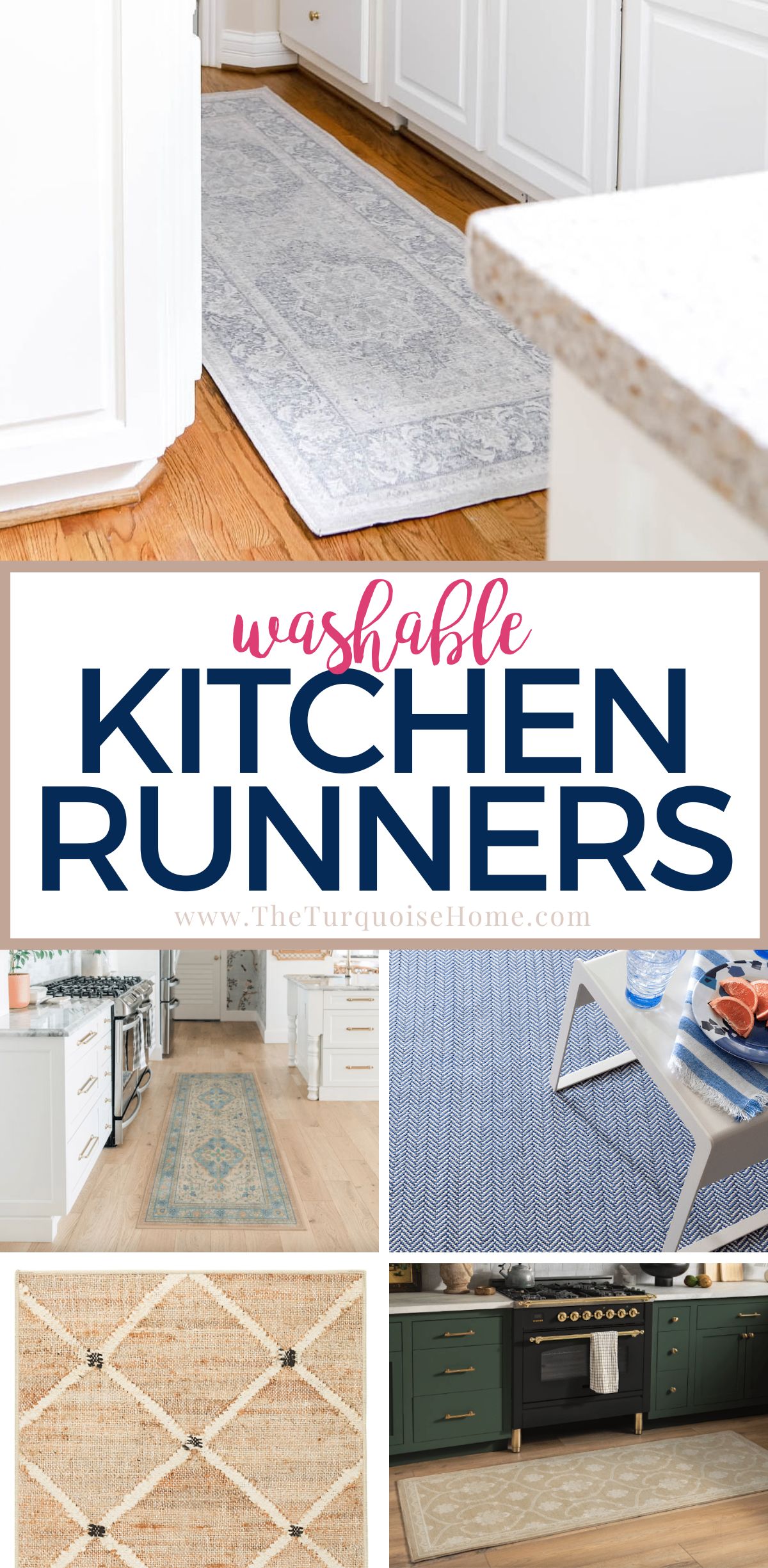 Washable Kitchen Runner Rugs: 10 Favorite Pretty Floor Runners