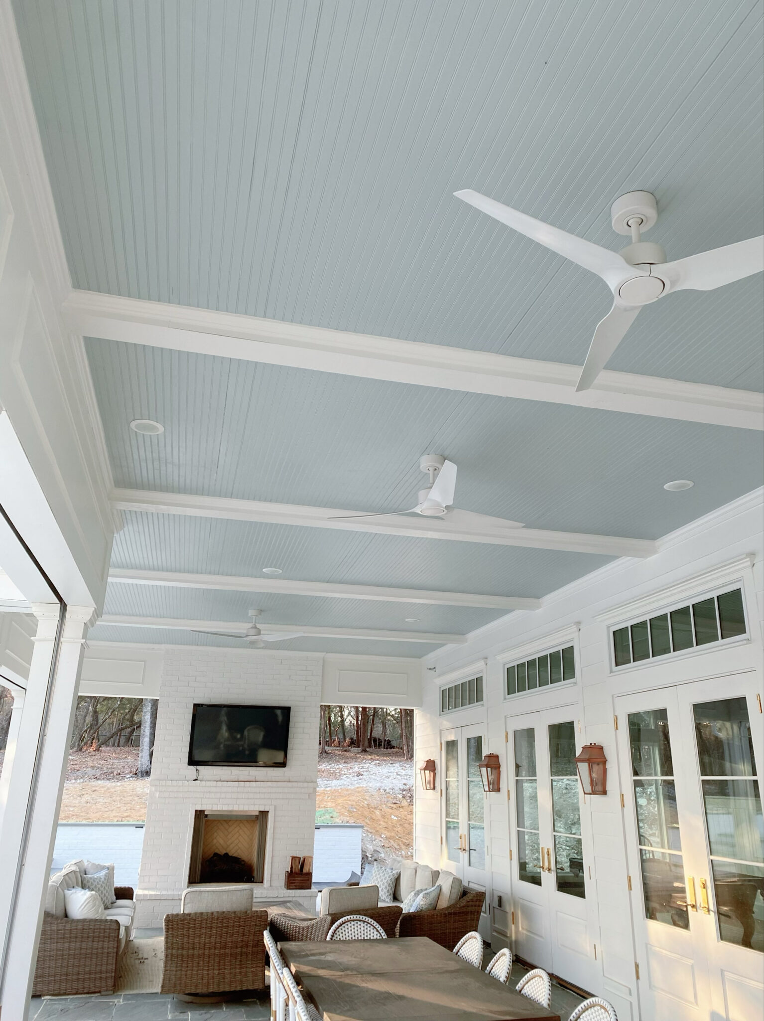 Best 15 Haint Blue Paint Colors for Porch Ceilings - The Turquoise Home