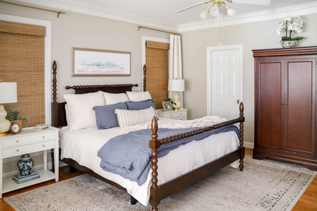 Benjamin Moore Davenport Tan (HC-76) in Our Primary Bedroom - The ...