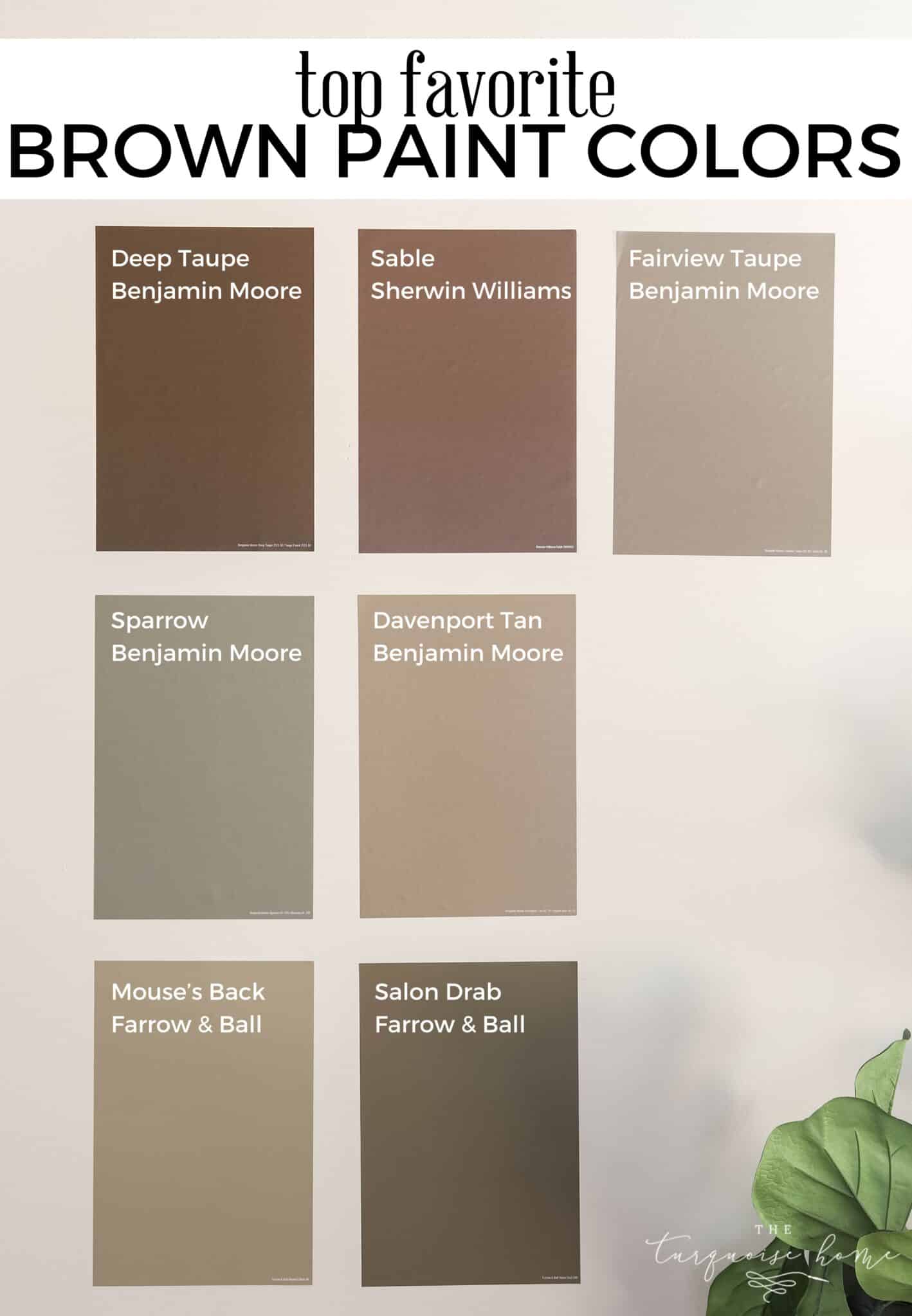 How to Pick the Right Brown Paint for Any Room