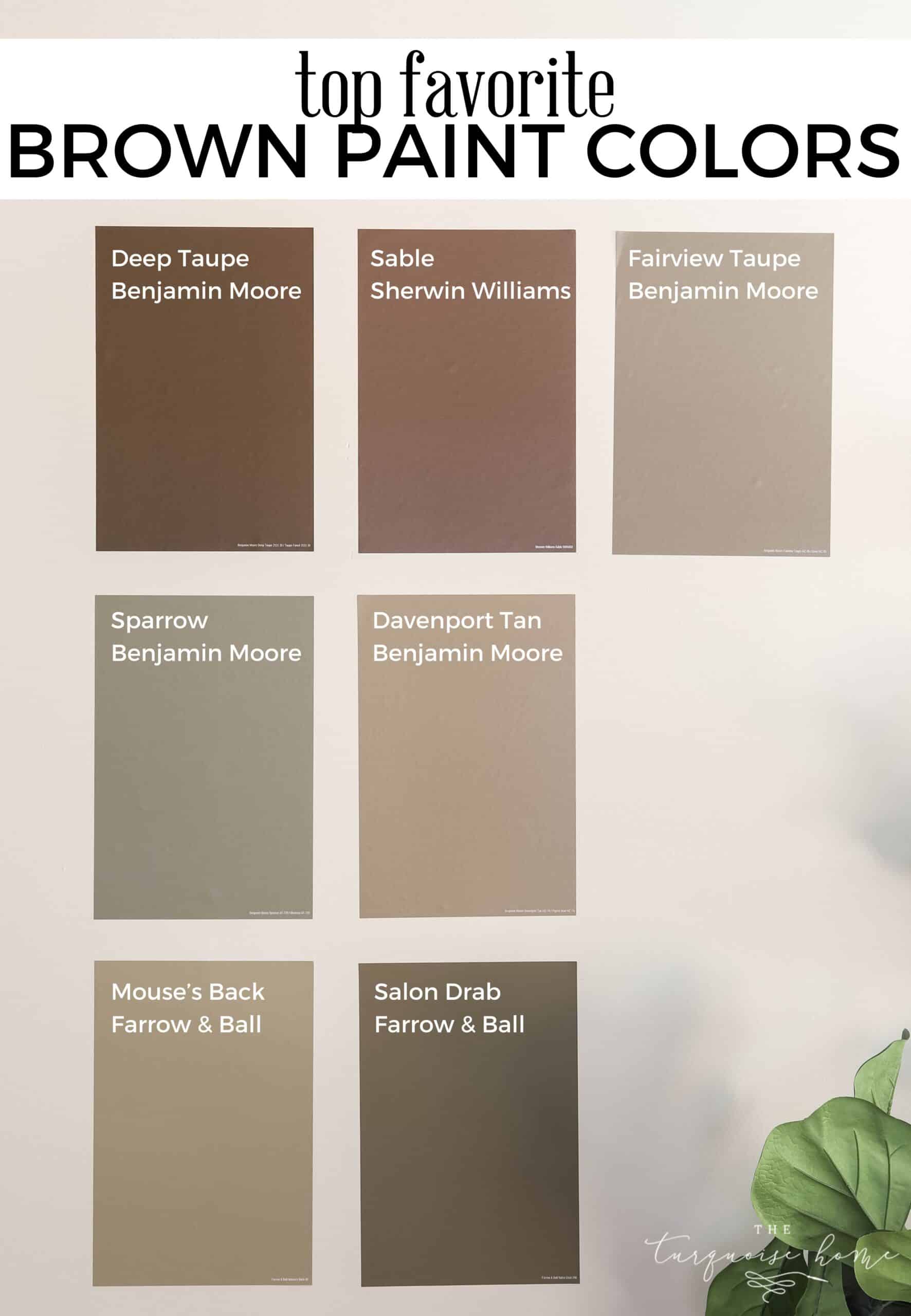 How to Pick the Right Brown Paint for Any Room