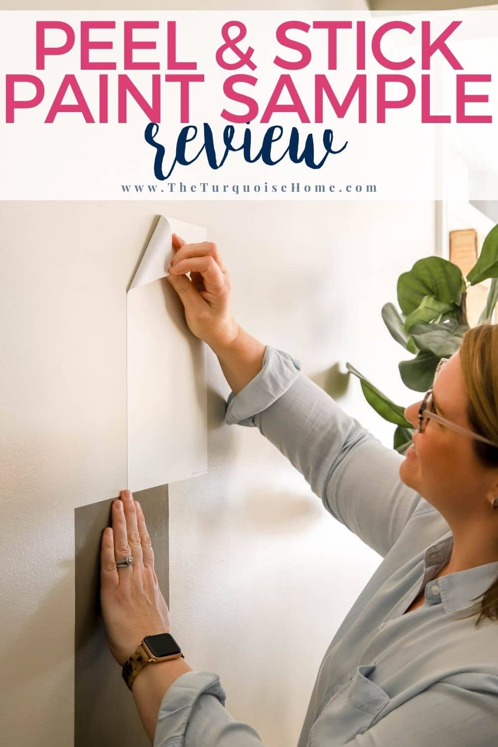 Samplize Peel and Stick Paint Samples Review - The Turquoise Home