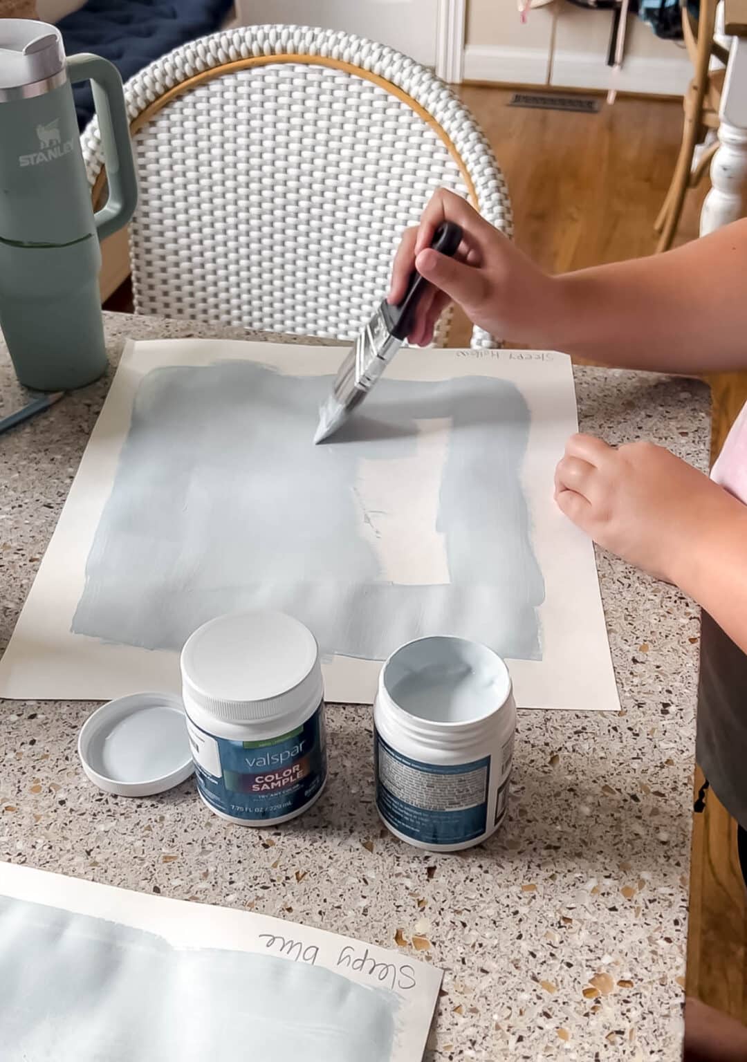 Samplize Peel and Stick Paint Samples Review - The Turquoise Home