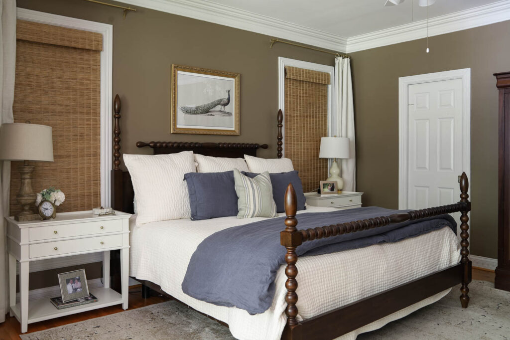 Benjamin Moore Davenport Tan (HC-76) in Our Primary Bedroom - The ...